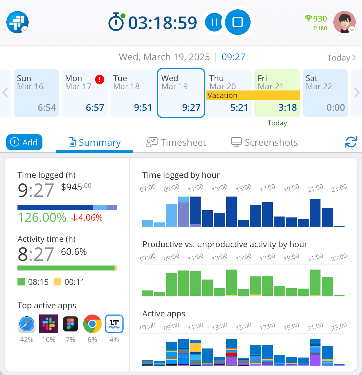 Time Tracking and Employee Monitoring for Windows, macOS, & Linux